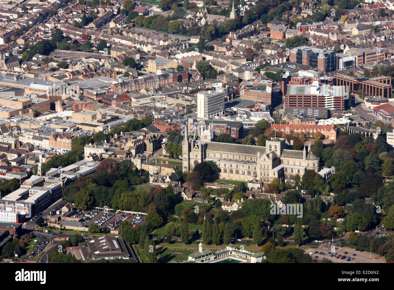 Aerial View of Peterborough Cathedral Stock Photo - Alamy Aerial View of Peterborough Cathedral Stock Photo - Alamy