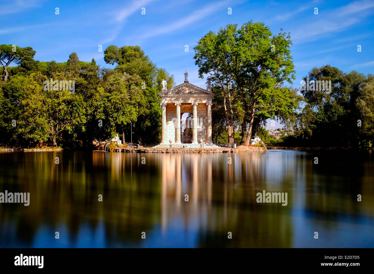 Laghetto di Villa Borghese, Rome, Italy Stock Photo - Alamy