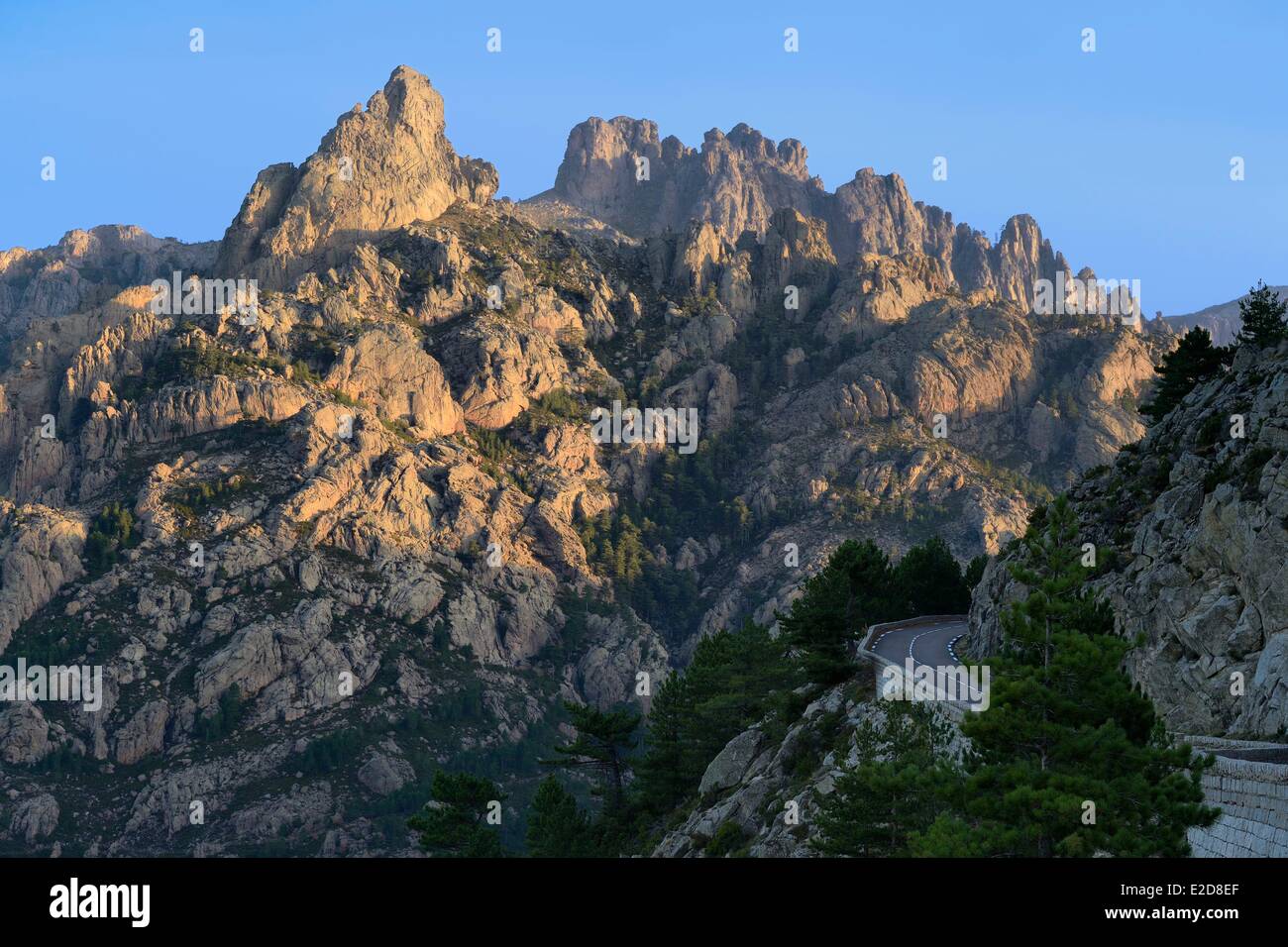 Col de bavella road hi-res stock photography and images - Alamy
