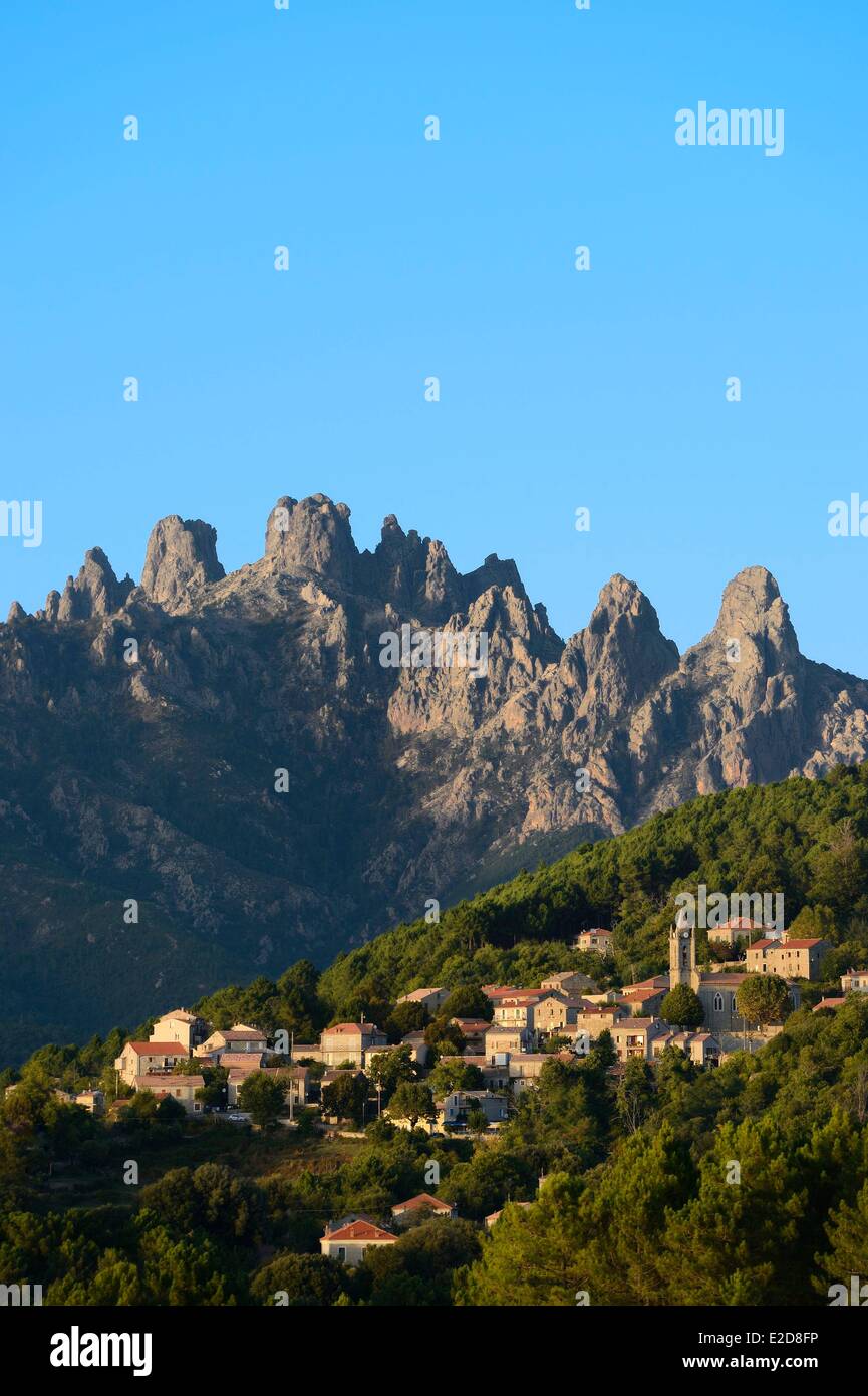 France Corse du Sud Alta Rocca the Zonza and the Aiguilles de Bavella ...