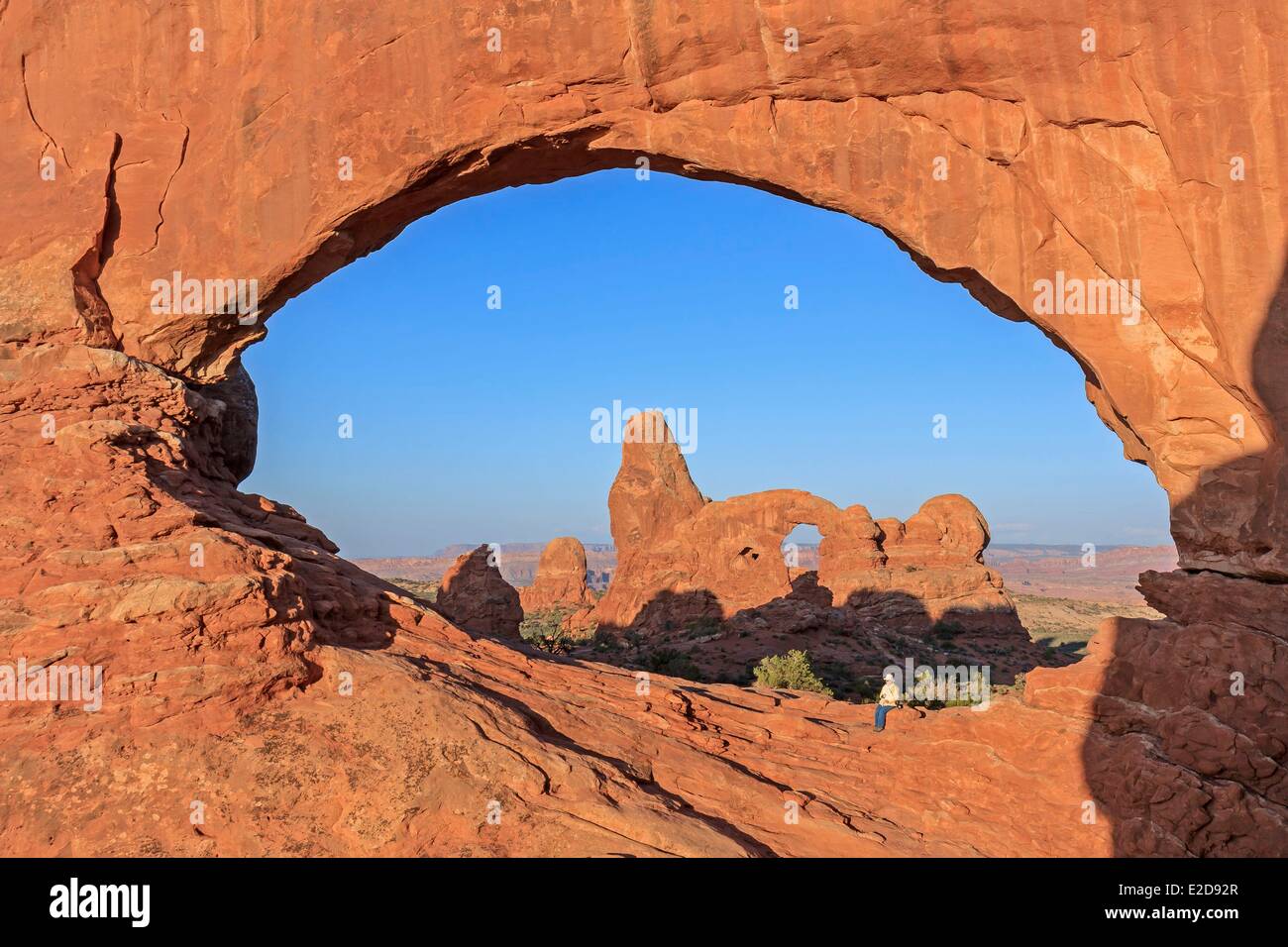United States Utah Colorado Plateau Arches National Park Turret Arch ...