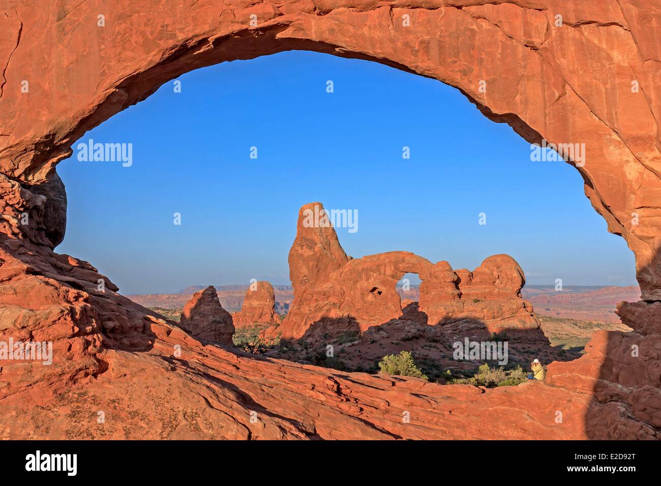 United States Utah Colorado Plateau Arches National Park Turret Arch ...