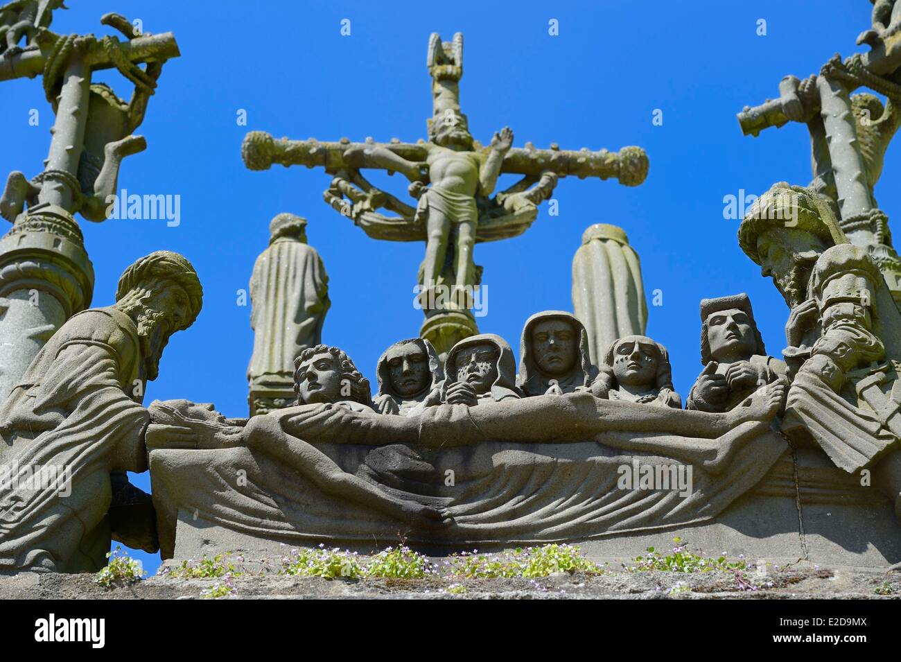 France Finistere Pleyben the calvary in the Parish close (enclos ...