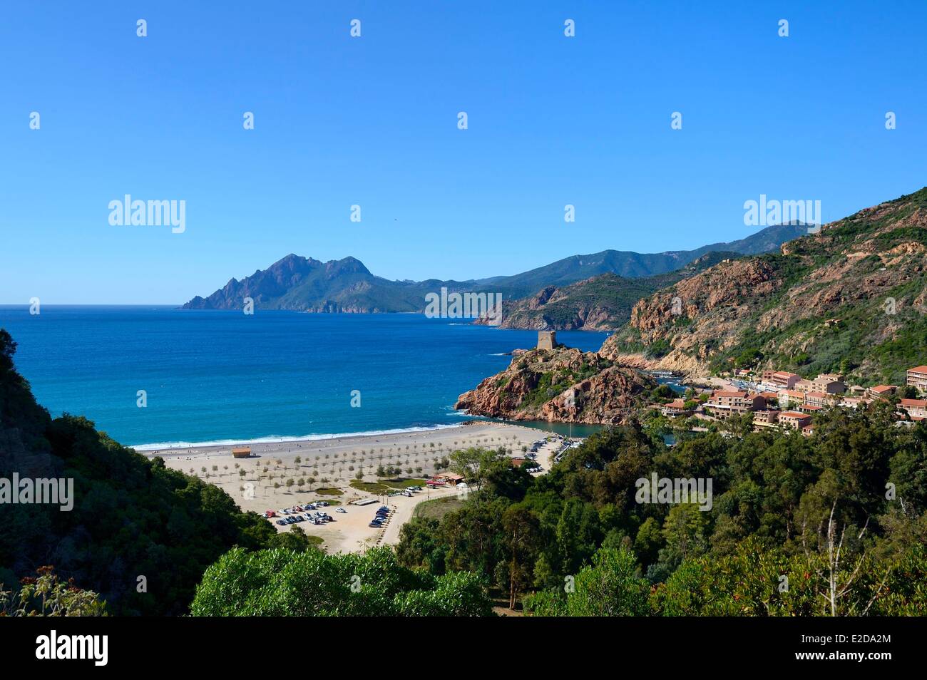 France, Corse du Sud, Golfe de Porto, listed as World Heritage by ...