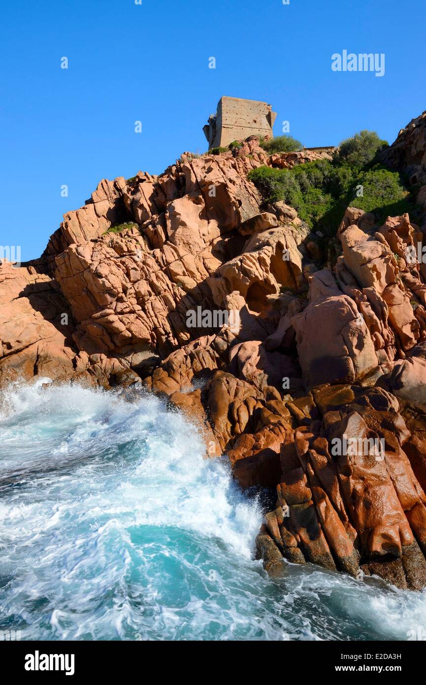 France, Corse du Sud, Golfe de Porto, listed as World Heritage by ...