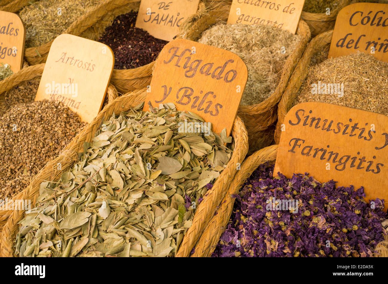 Assortment of medicinal herbs hi-res stock photography and images - Alamy