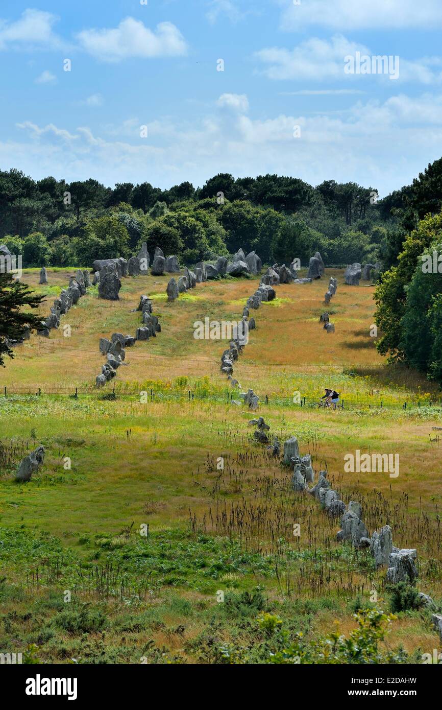 Carnac standing stone hi-res stock photography and images - Alamy