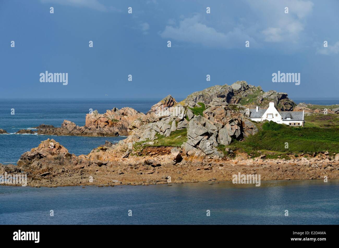France Finistere Morlaix bay Pointe de Diben Stock Photo - Alamy