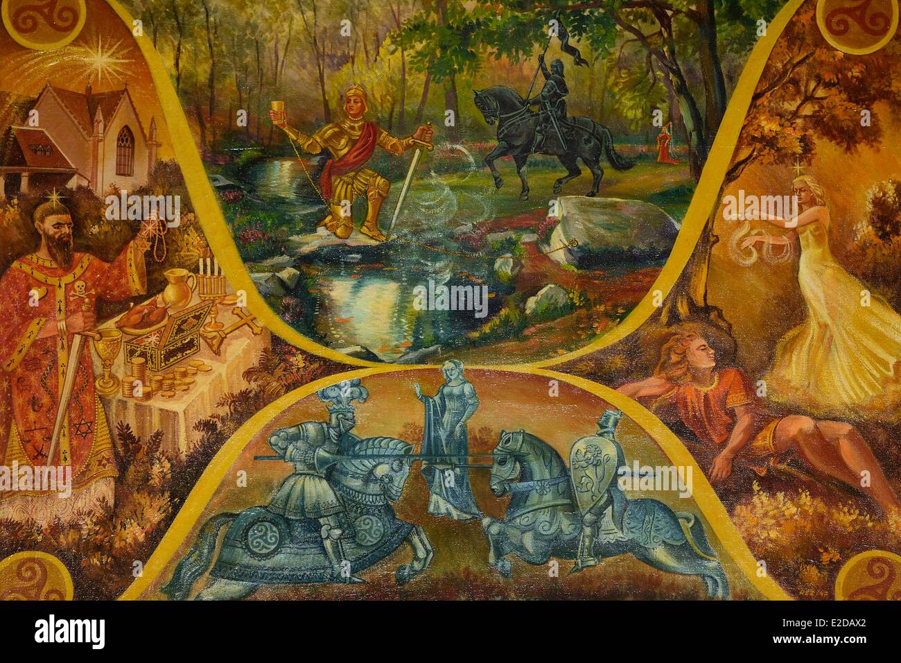 Arthurian painting hi-res stock photography and images - Alamy