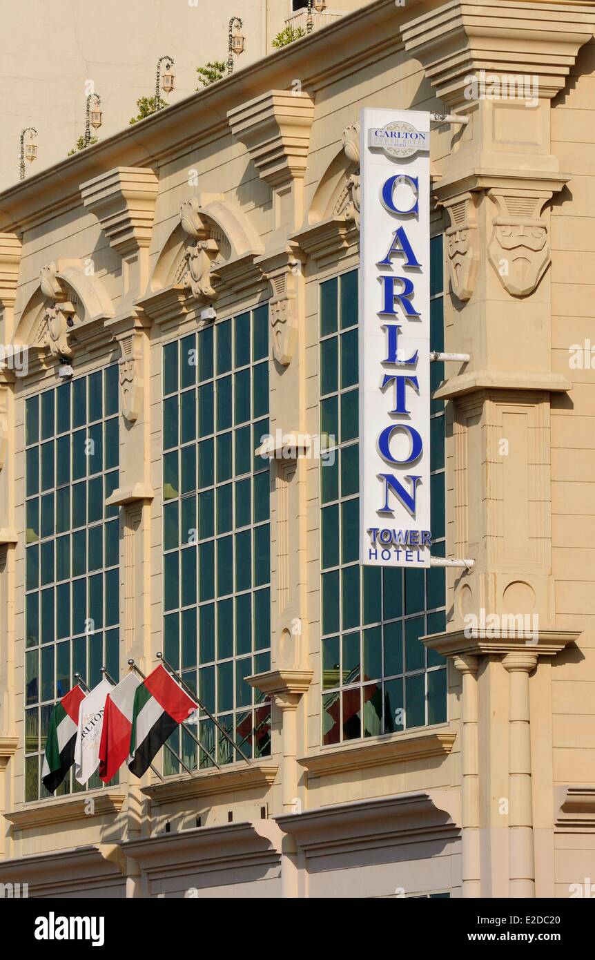 United Arab Emirates Dubai the area of Deira along the shore of Dubai ...