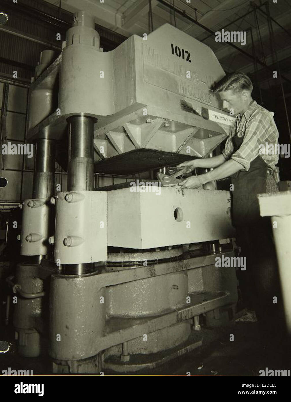 This image shows personnel and operations at the Convair/General ...