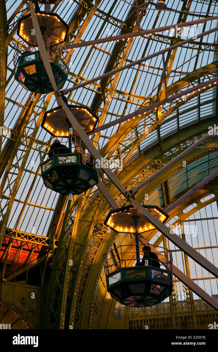 France Paris funfair in the Nave of the Grand Palais Stock Photo - Alamy