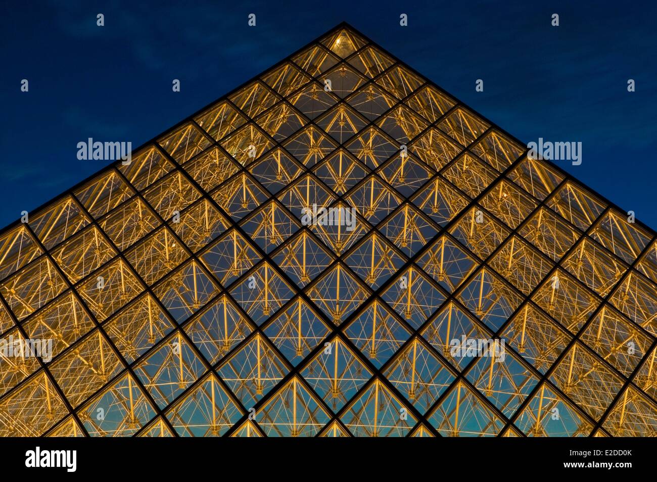 France Paris the Louvre Pyramid by the architect IM Pei Stock Photo - Alamy