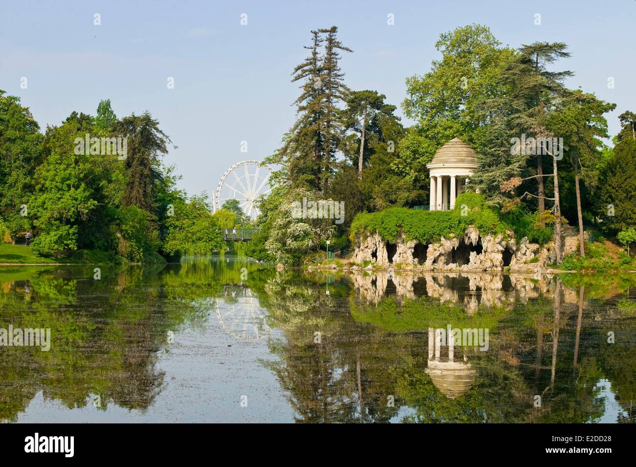 France Paris Bois de Vincennes Lac Daumesnil Stock Photo - Alamy