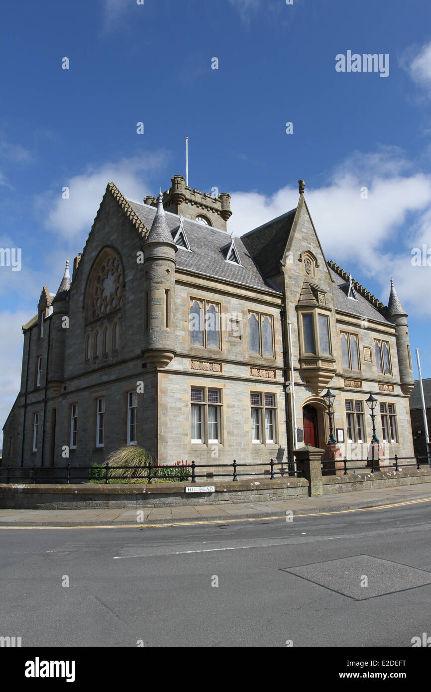 Lerwick town hall shetland hi-res stock photography and images - Alamy