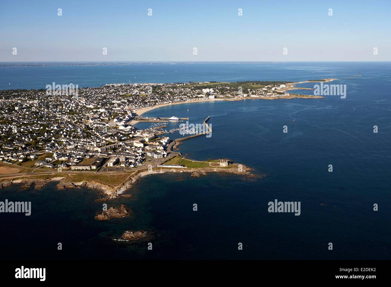 France Morbihan Presqu'ile de Quiberon Quiberon la Pointe Beg er Lan le ...