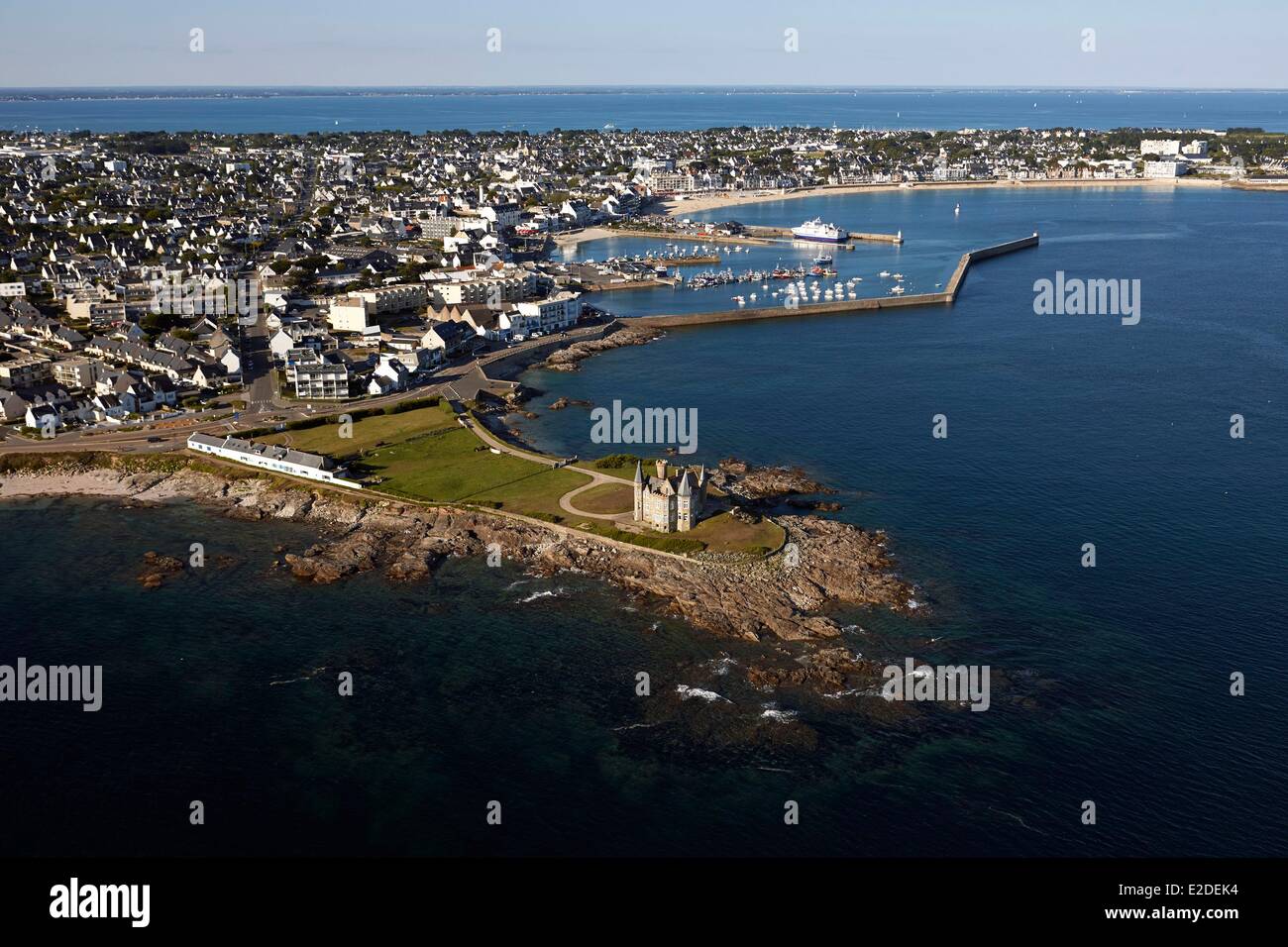 France Morbihan Presqu'ile de Quiberon Quiberon la Pointe Beg er Lan le ...