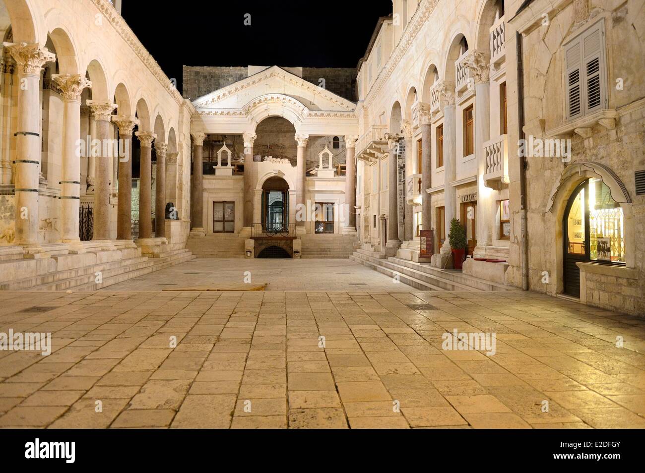 Croatia Dalmatia Dalmatian Coast Split old Roman city listed as World ...