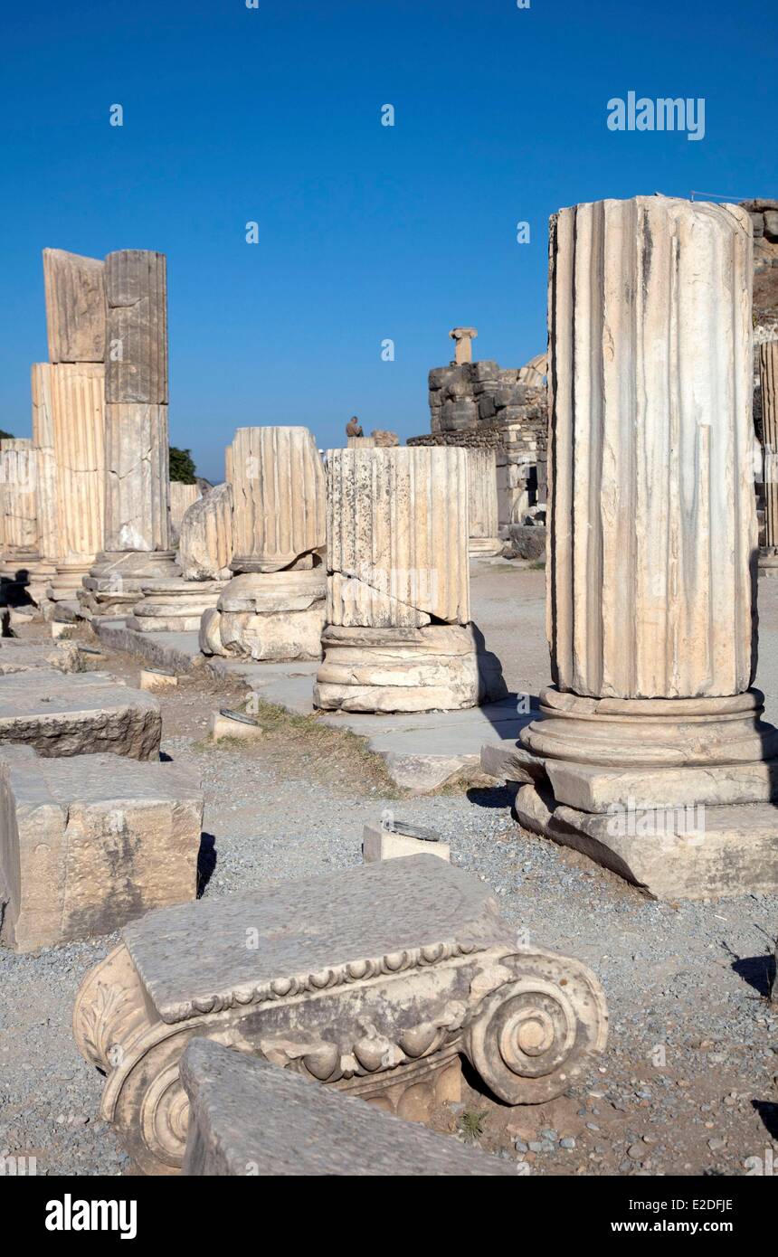 Turkey, Aegean Region, Ephesus, Marble Street Stock Photo - Alamy