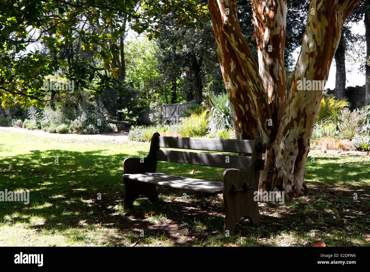 Shade garden seating hi-res stock photography and images - Alamy