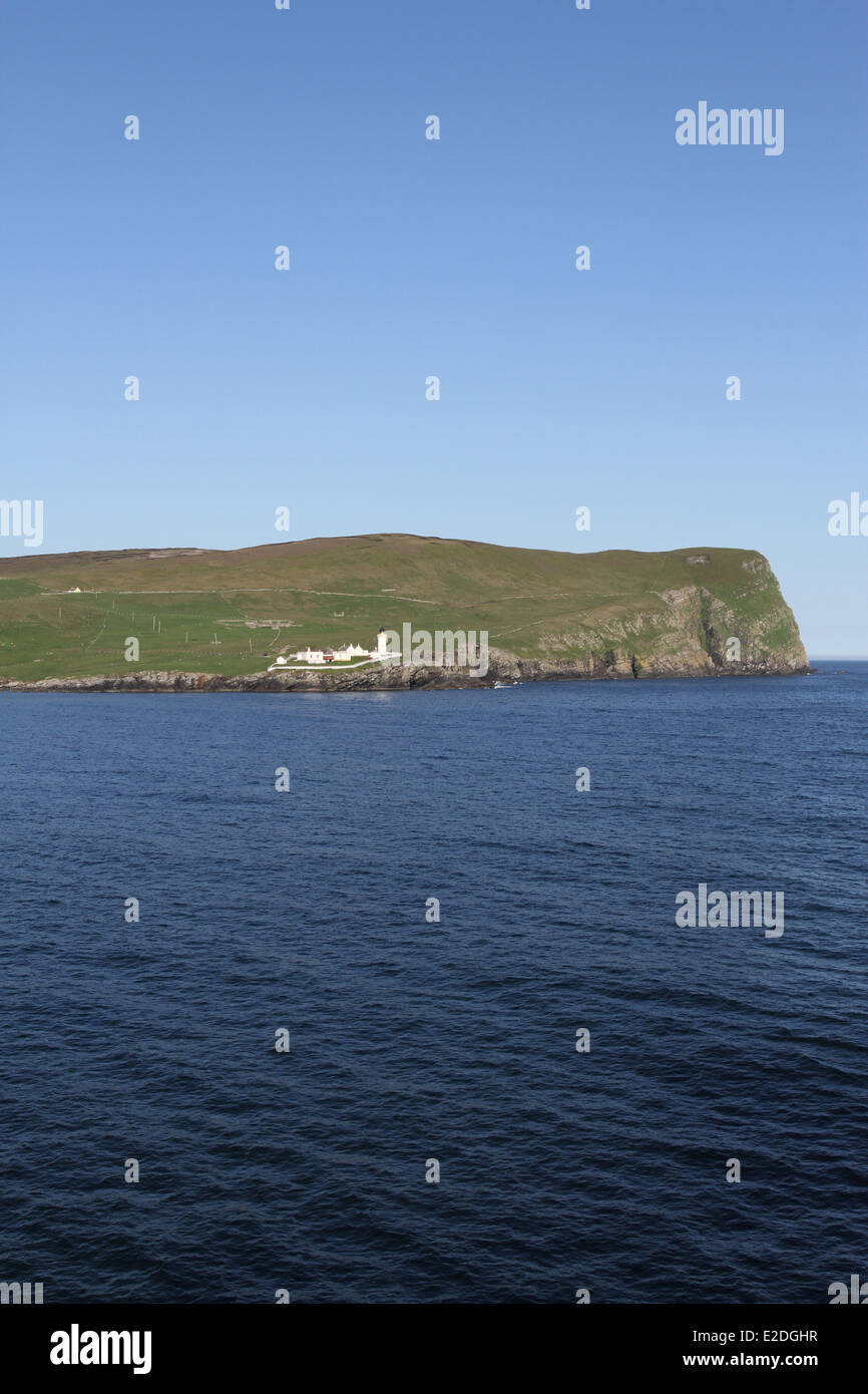 Bressay Lighthouse Isle of Bressay Shetland Scotland June 2014 Stock ...