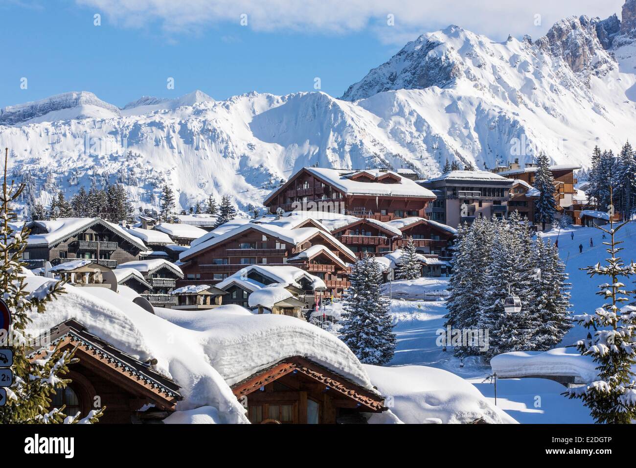 France Savoie Courchevel 1850 massif of the Vanoise Tarentaise valley ...