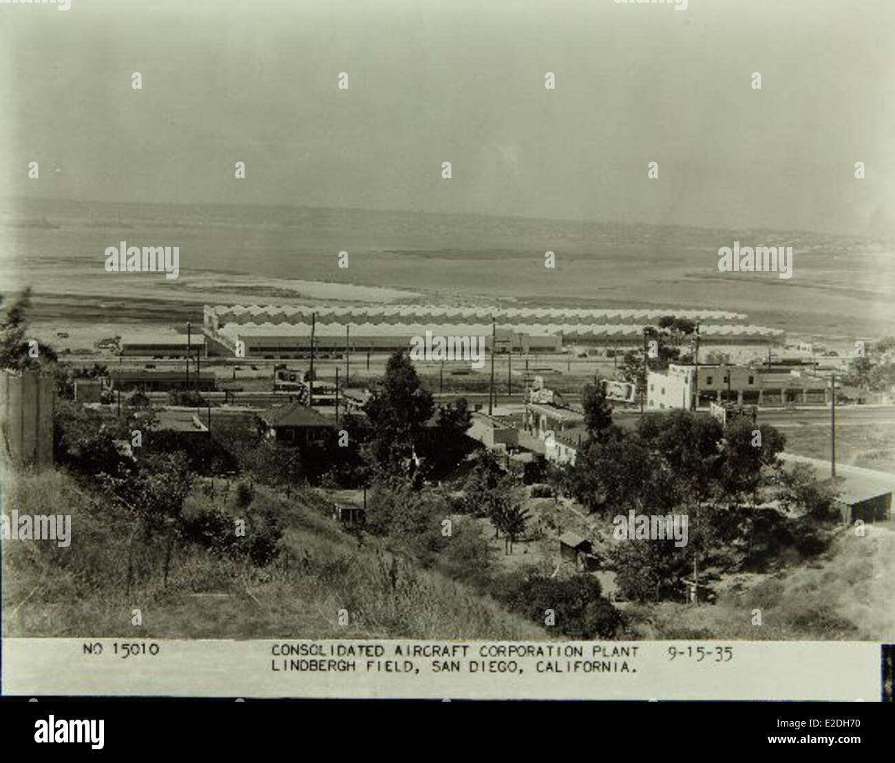 This photo highlights the Convair/General Dynamics aerospace factories ...