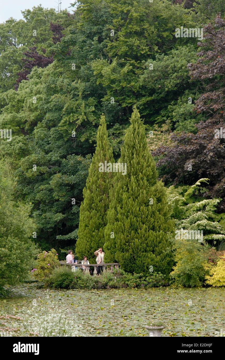 Ireland Carlow County Tullow Altamont Gardens a mixture of formal ...