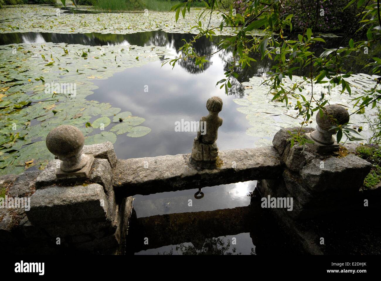 Ireland Carlow County Tullow Altamont Gardens a mixture of formal ...