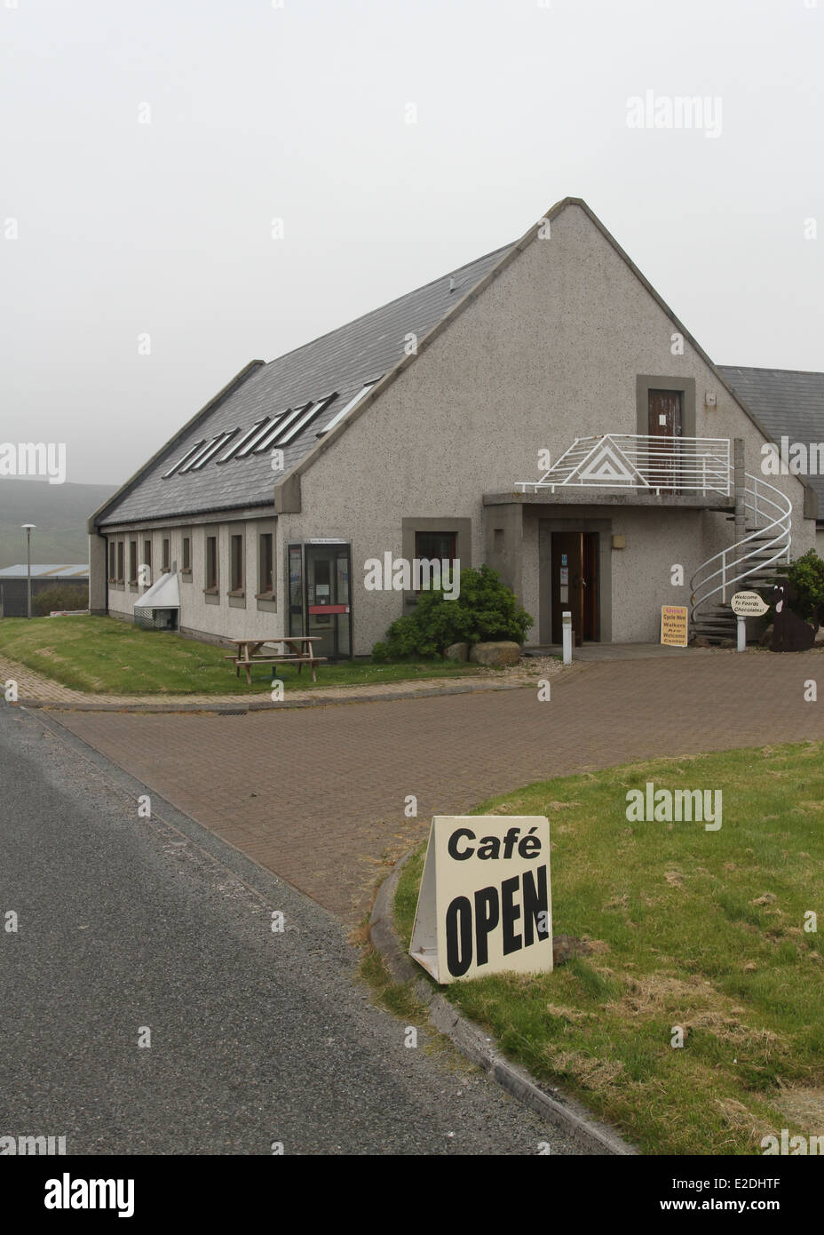Exterior of Foords Chocolates and Cafe Haroldswick Unst Shetland ...