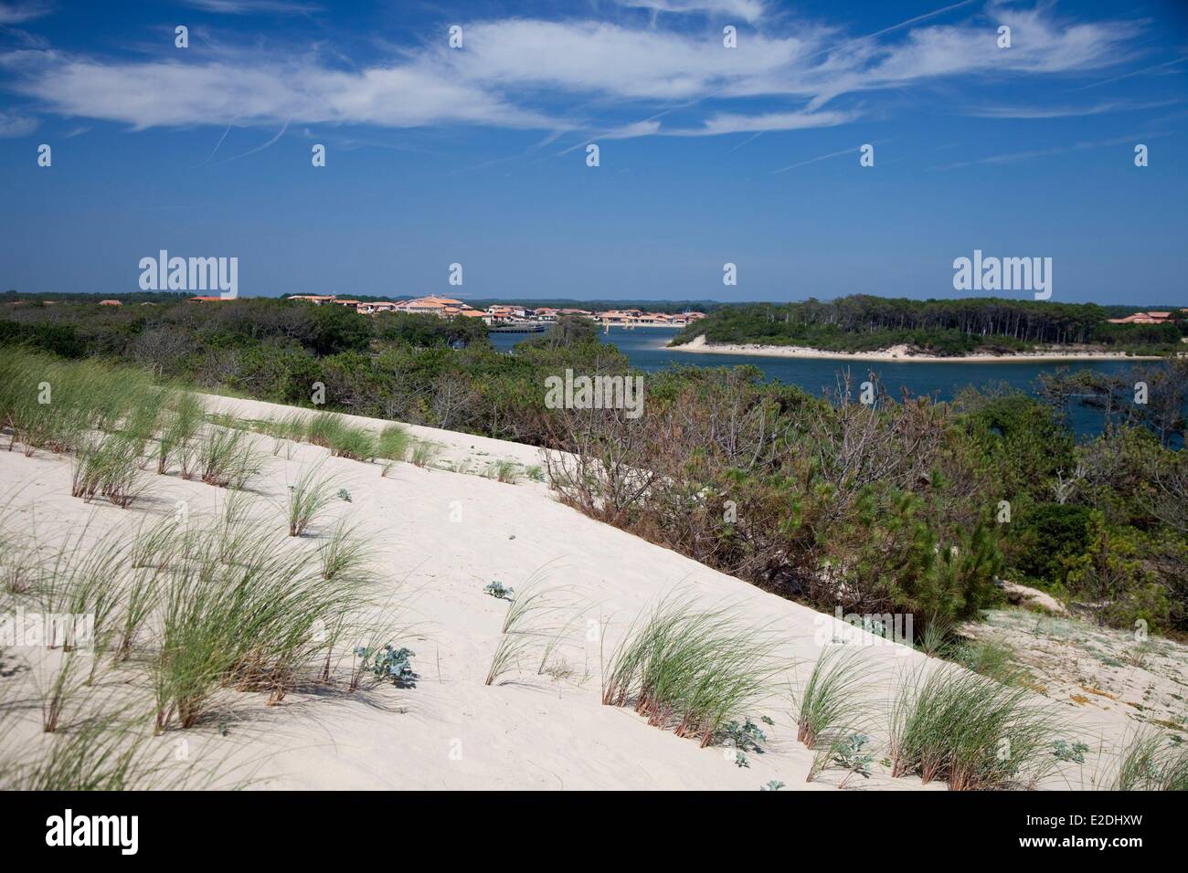 France Landes Soustons beach of the Atlantic ocean Stock Photo - Alamy