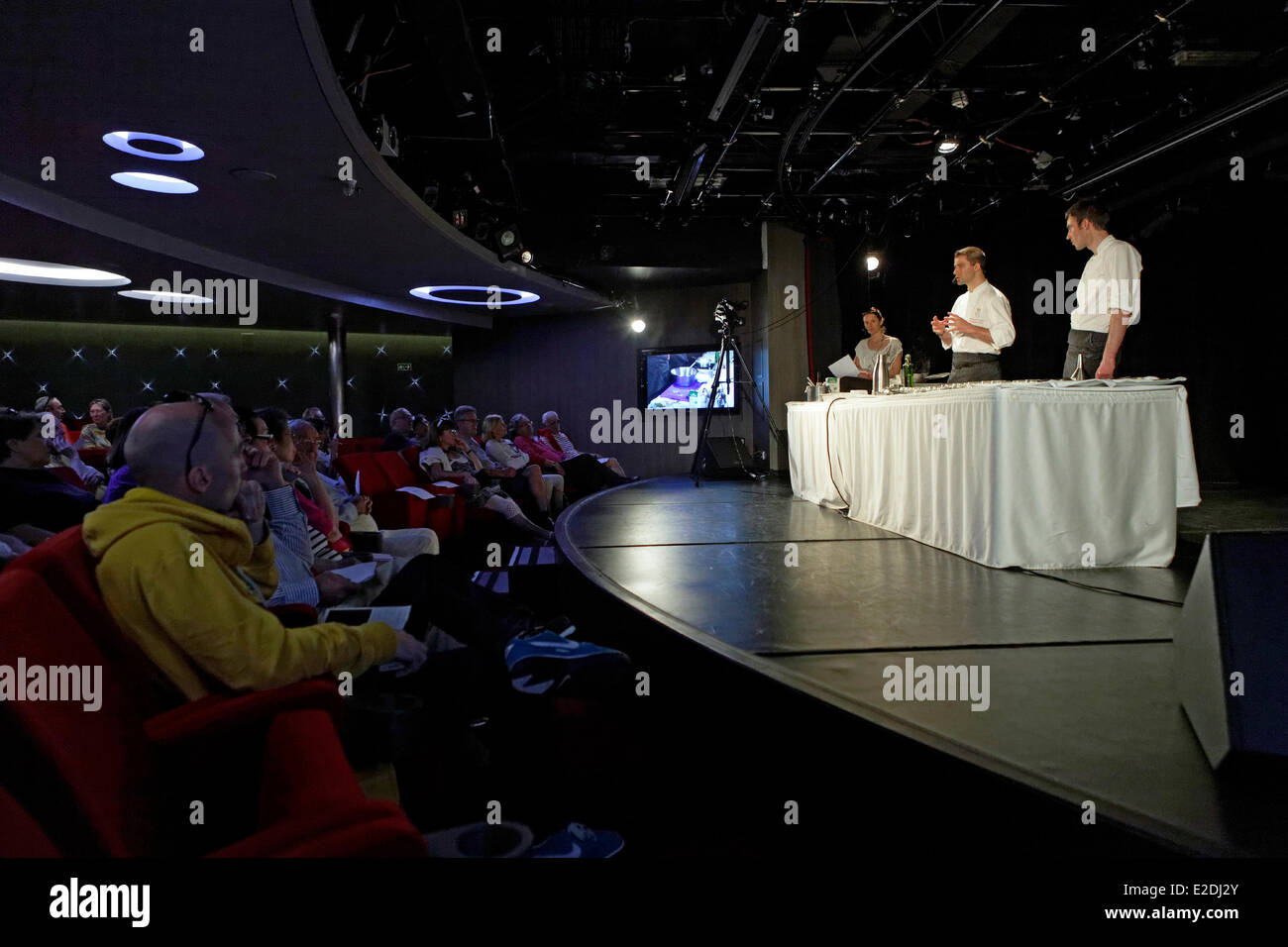 Spain Christopher Hache one Michelin star chef at the restaurant Les ...