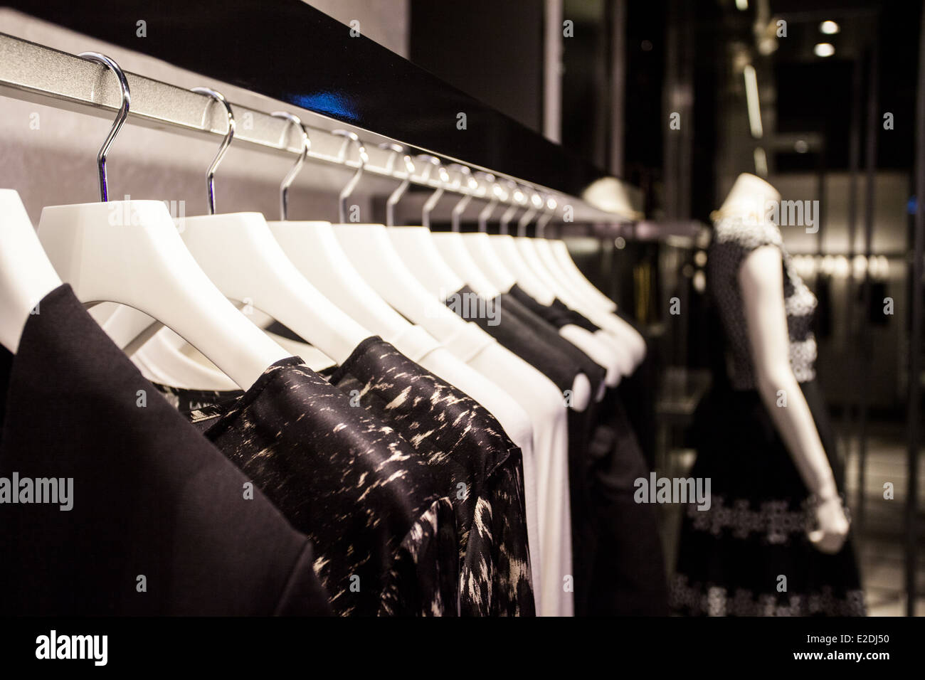 Designer collection hanger hi-res stock photography and images - Alamy