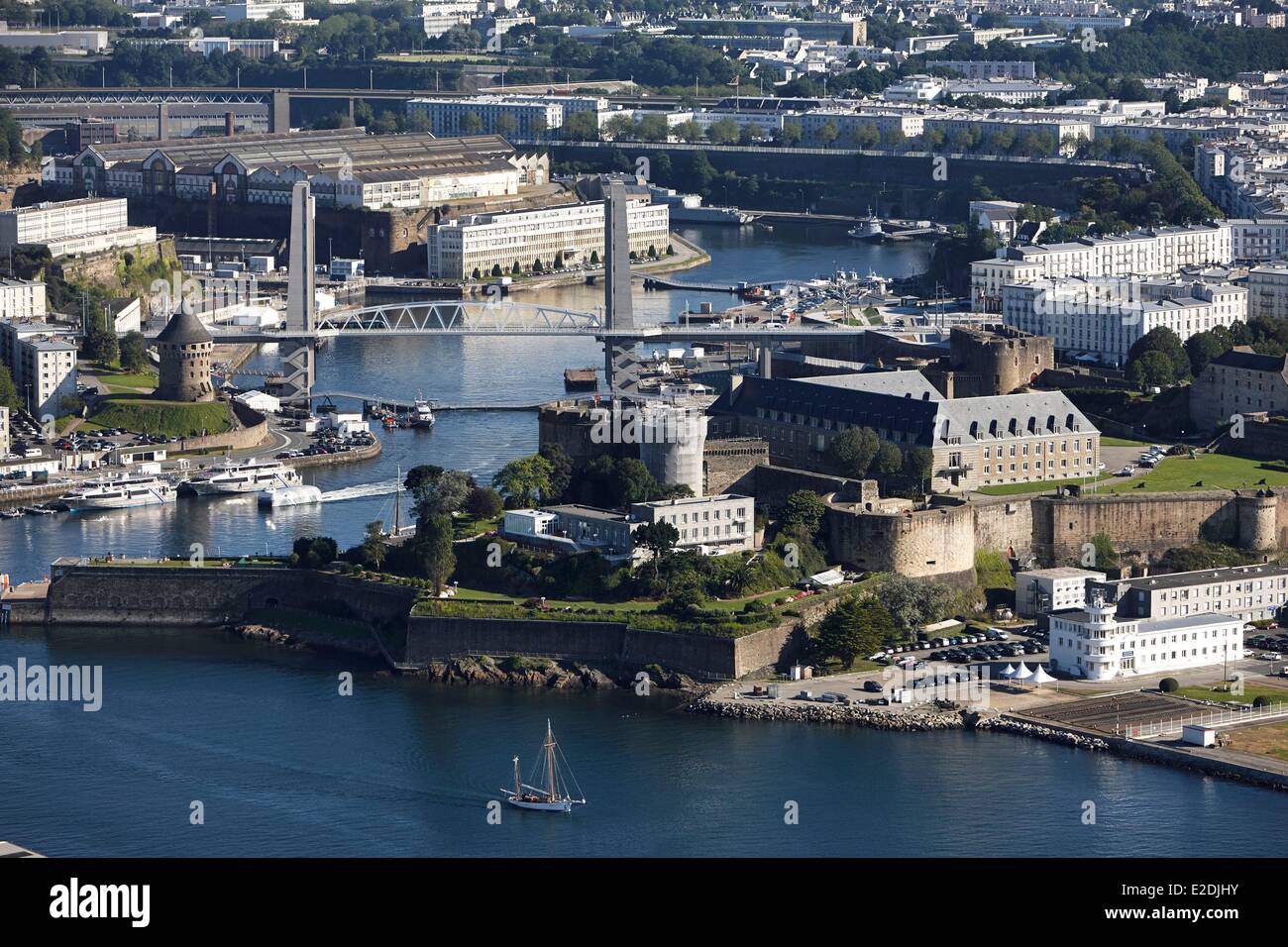 Brest france aerial hi-res stock photography and images - Alamy
