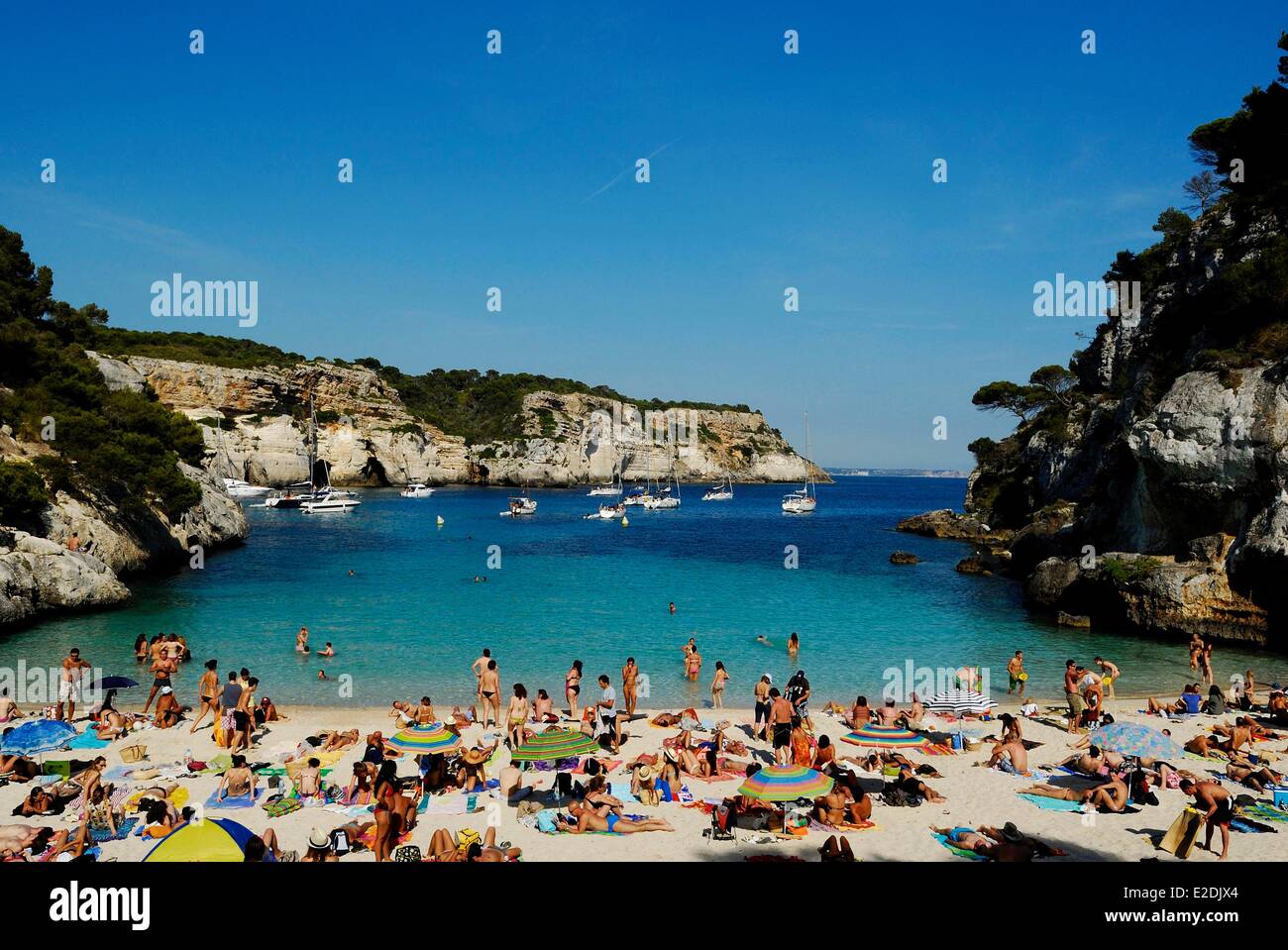 Menorca cala macarelleta hi-res stock photography and images - Alamy