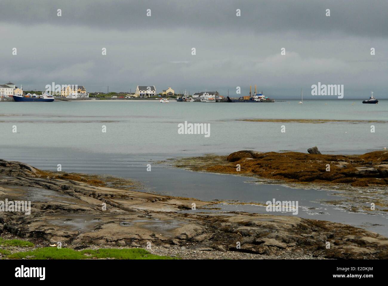 Ireland County Galway Aran Islands Inishmore Kilronan Stock Photo - Alamy