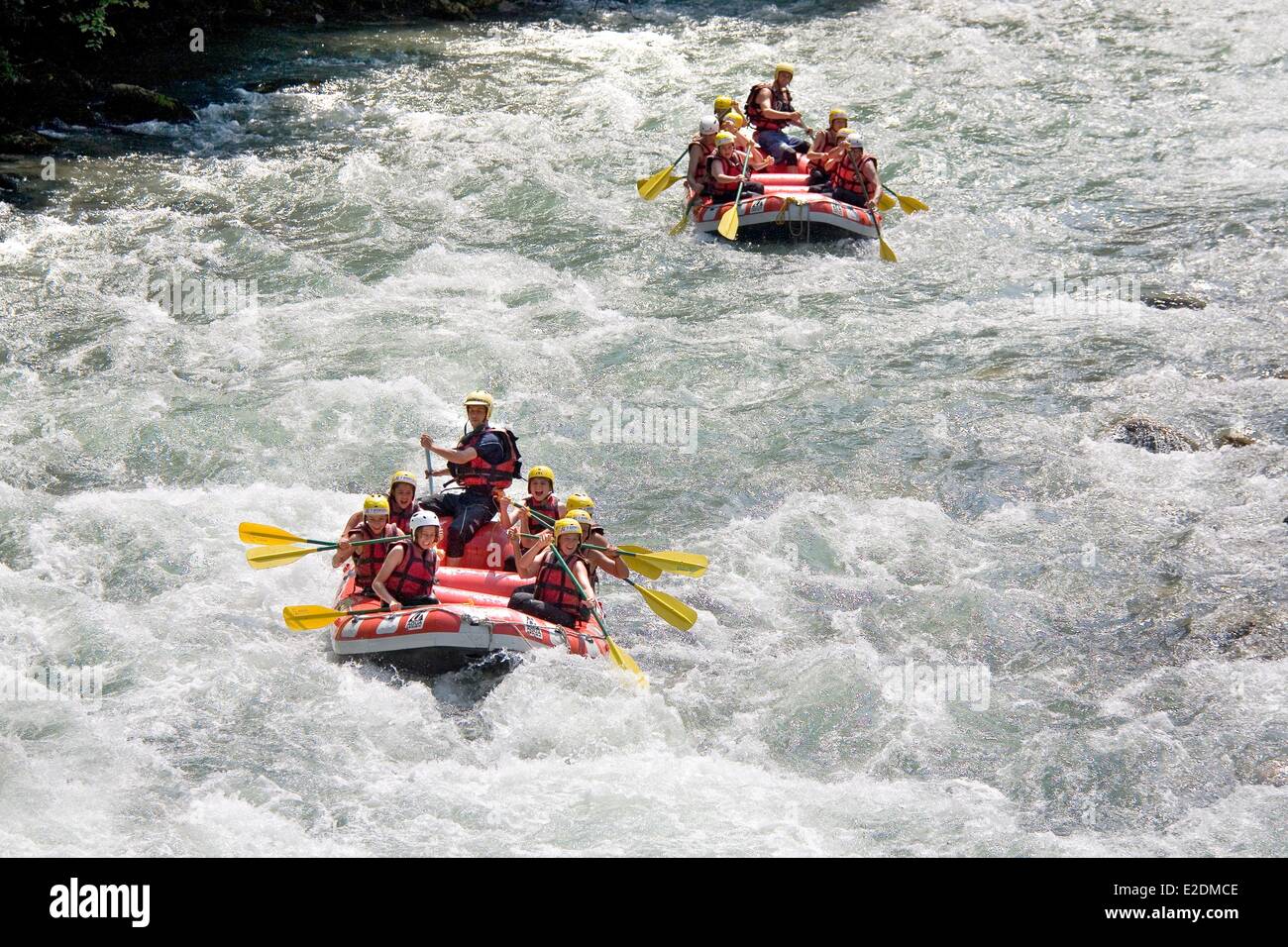 France Haute Savoie Morzine Dranse de Savoie river 7Aventures Rafting ...