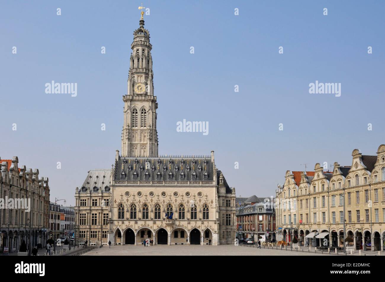 Clock tower town hall calais hi-res stock photography and images - Alamy