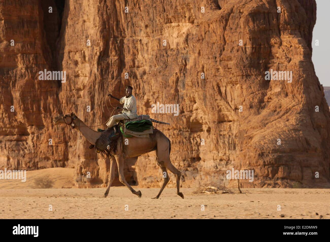 Chad Southern Sahara desert Ennedi massif Tougouloula oued Stock Photo ...