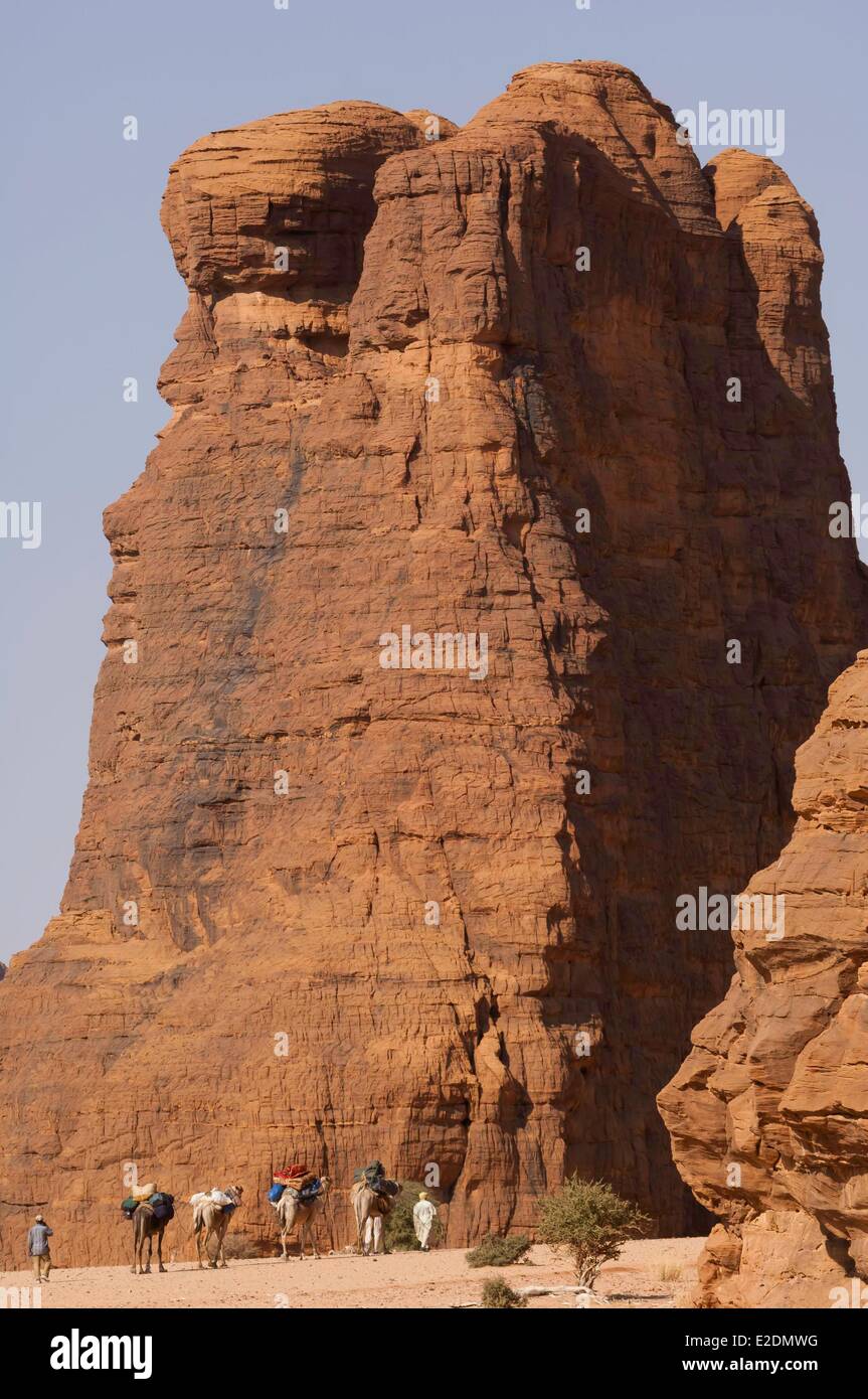 Chad Southern Sahara desert Ennedi massif Tougouloula oued Stock Photo ...