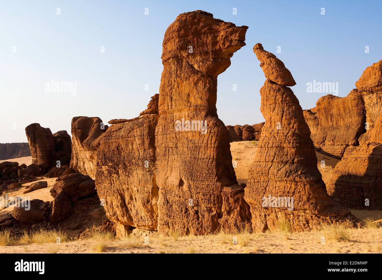 Chad Southern Sahara desert Ennedi massif Archei sector dunes and ...