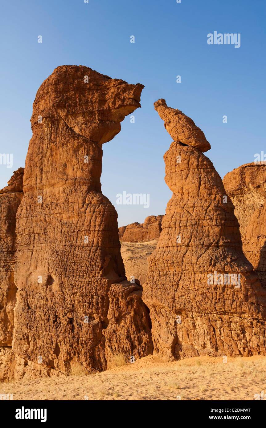 Chad Southern Sahara desert Ennedi massif Archei sector dunes and ...