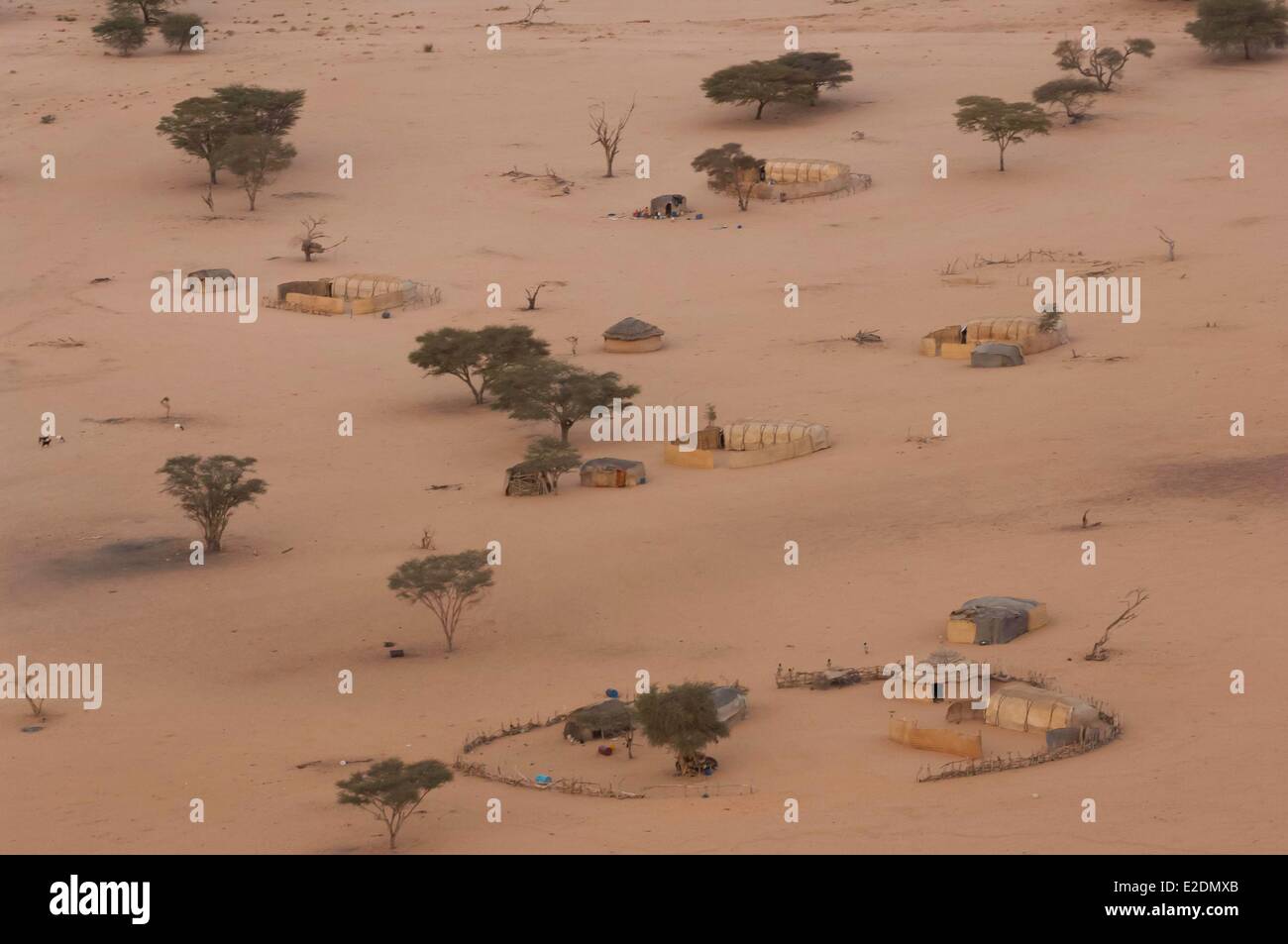 Chad Southern Sahara desert Ennedi massif Archei sector panoramic view ...