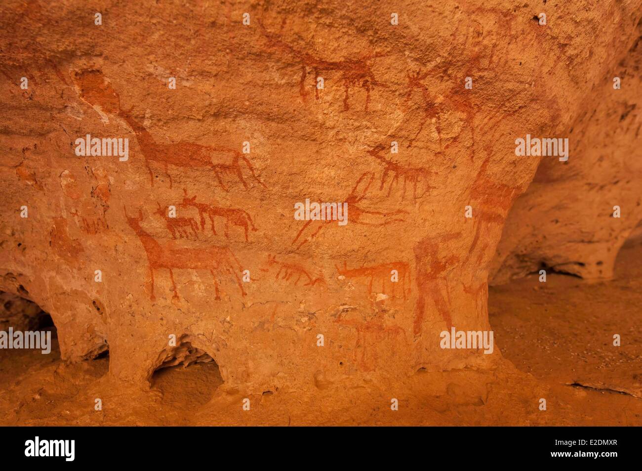 Ennedi rock painting hi-res stock photography and images - Alamy