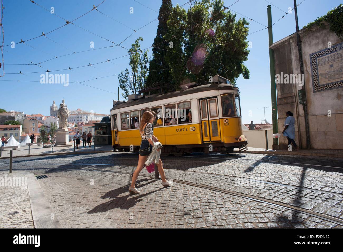 Tramway pedestrian crossing hi-res stock photography and images - Alamy