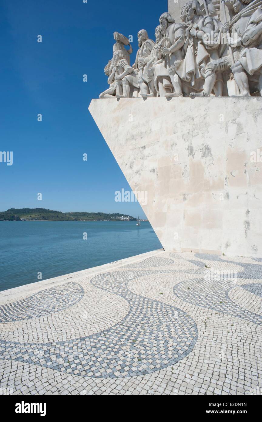 Portugal Lisbon Belem Monument of the Discoverers a tribute to ...