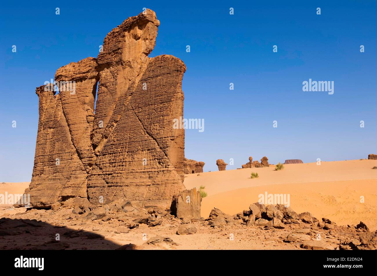 Chad Southern Sahara desert Ennedi massif needles and sandstone ...