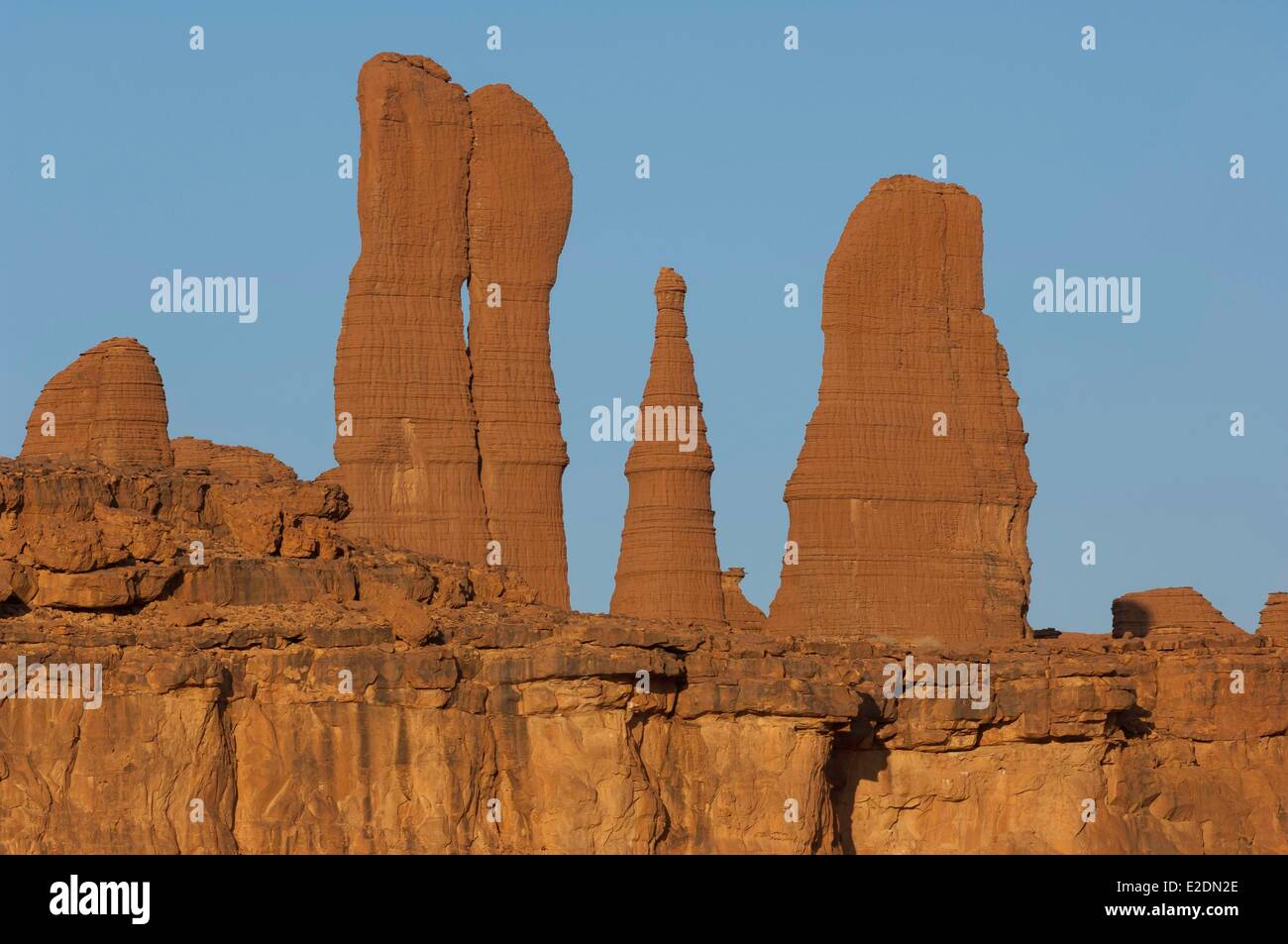 Chad Southern Sahara desert Ennedi massif Ouinimia amphitheater Stock ...