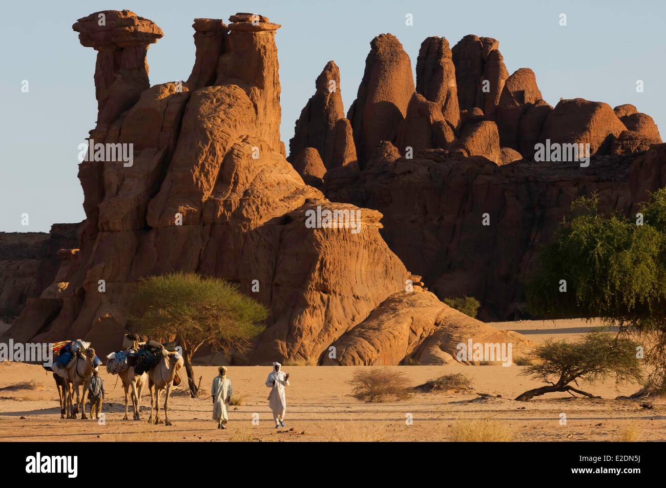 Chad Southern Sahara desert Ennedi massif needles and sandstone ...