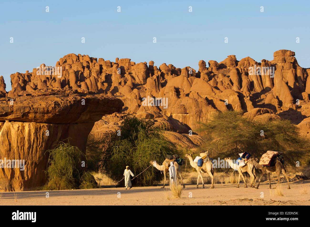 Chad Southern Sahara desert Ennedi massif needles and sandstone ...